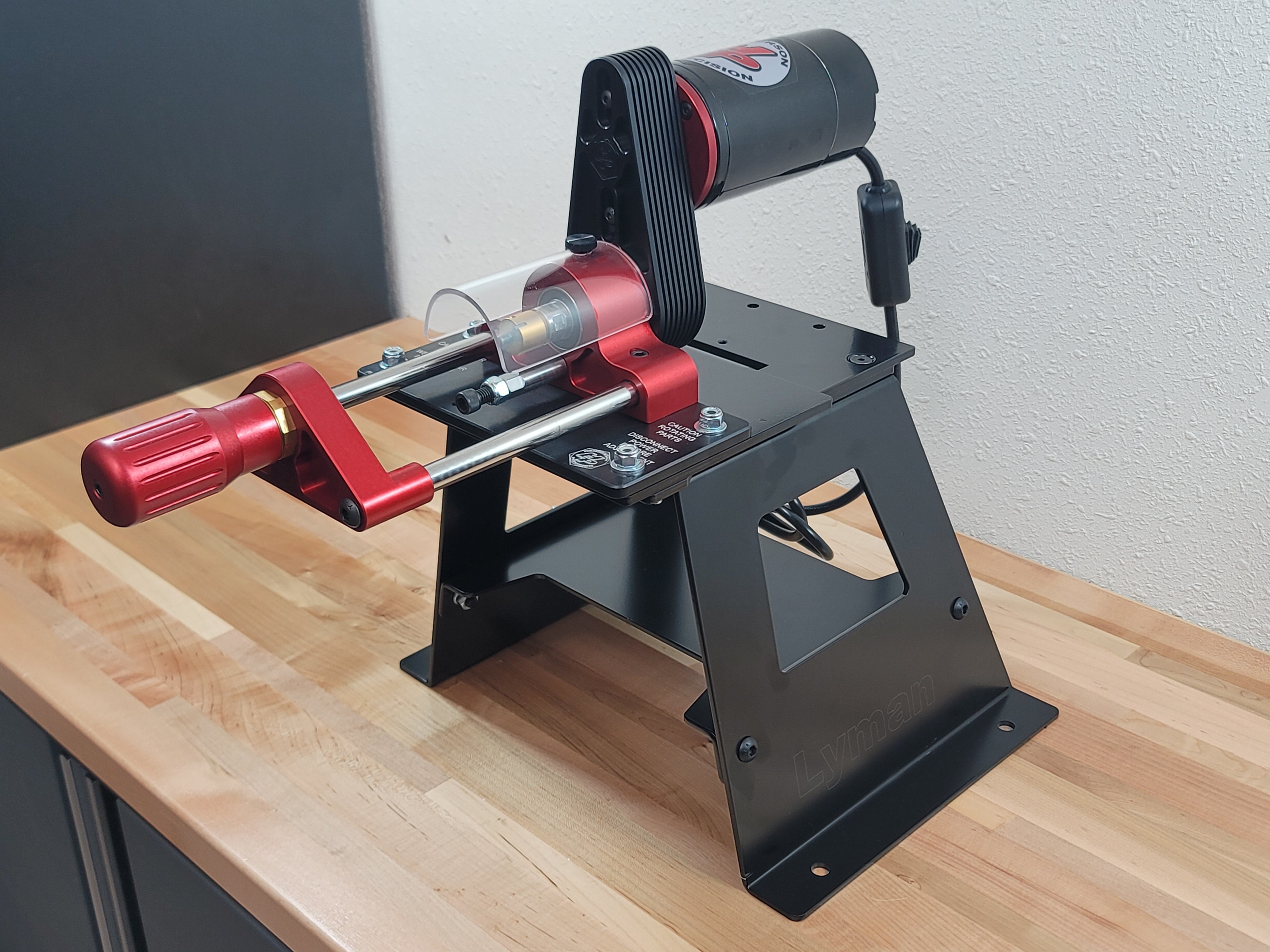 LYMAN universal press stand to InLine Fab Quick change conversion base ...