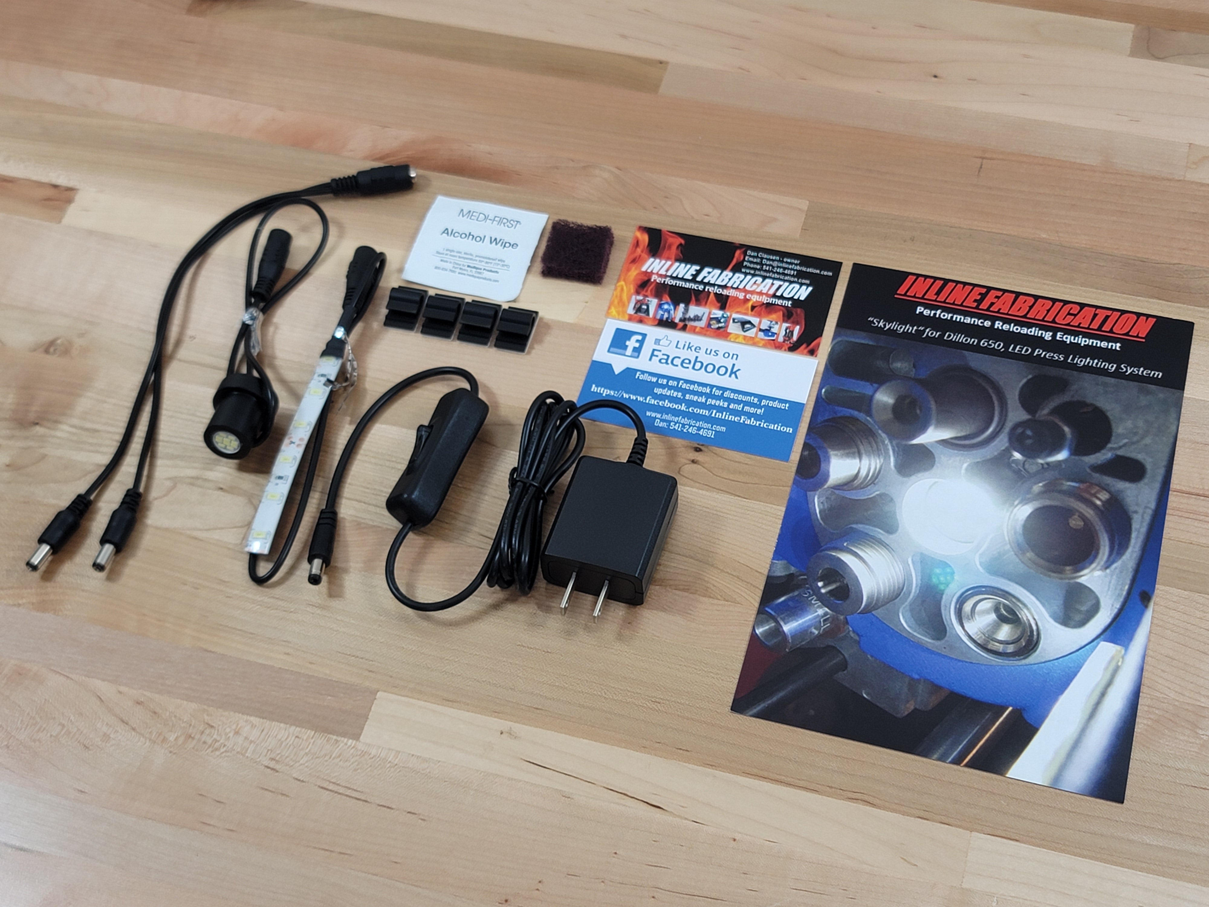 LED reloading press lighting systems. – Inline Fabrication